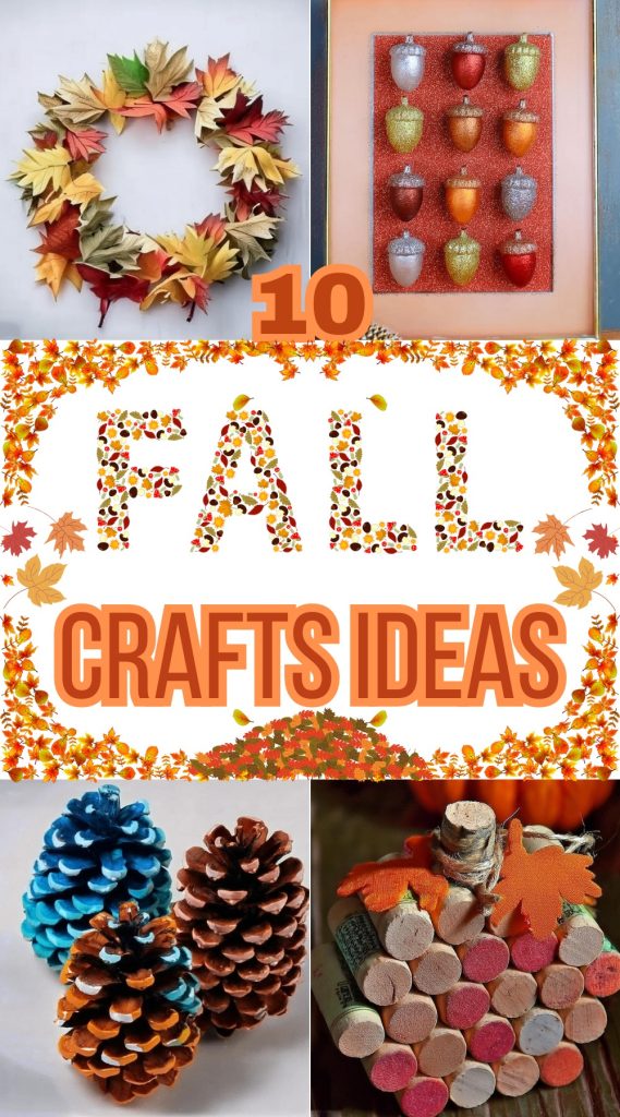 Simple Creative And Fun DIY Fall Crafts Ideas - Cozy DIYs
